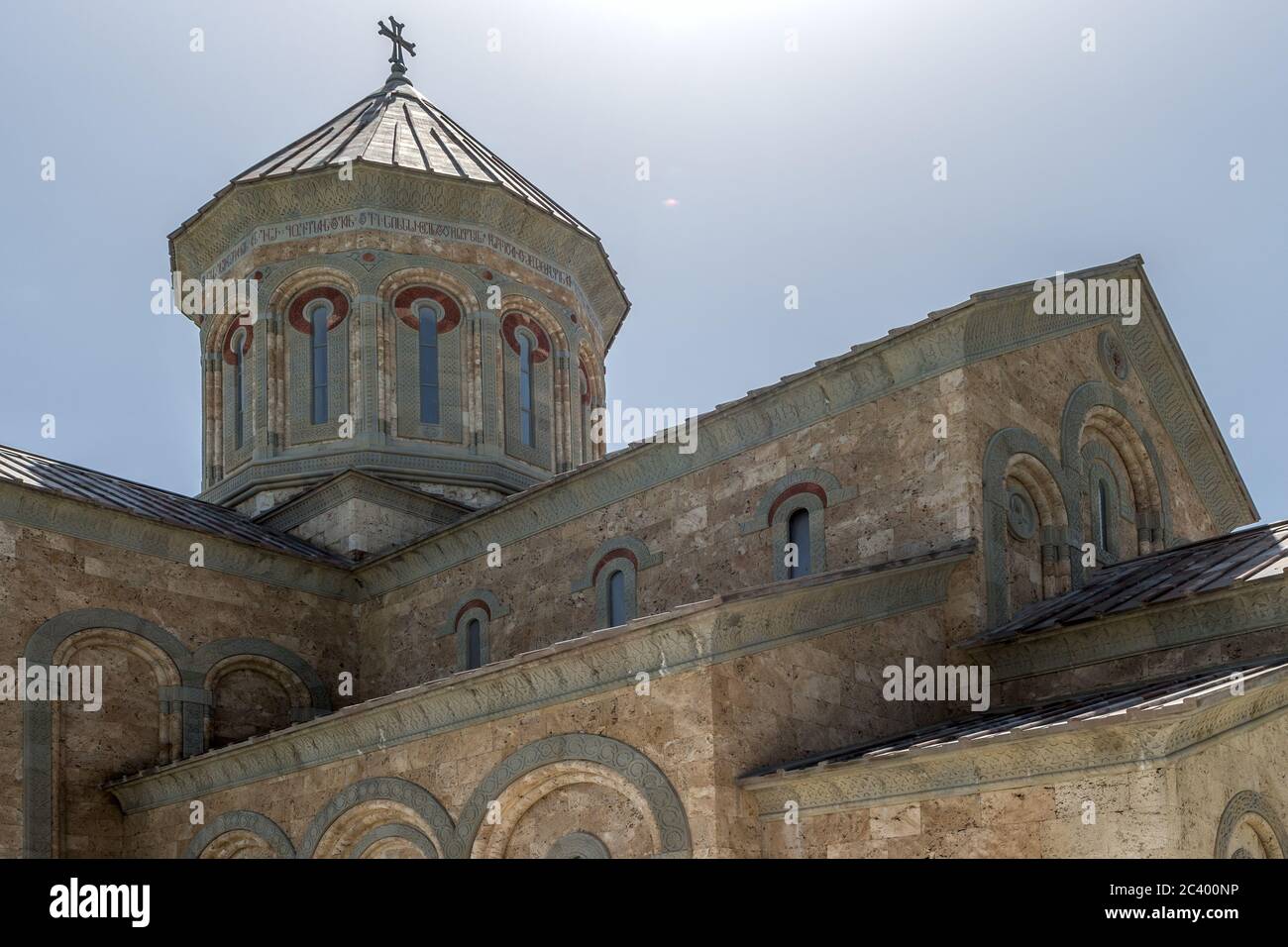 New Church under construction, Bodbe Monastery of St. Nino, Signagi aka ...
