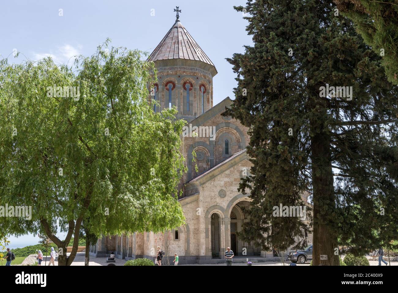 New Church under construction, Bodbe Monastery of St. Nino, Signagi aka ...