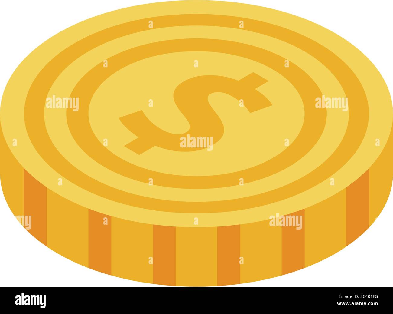 Tax dollar coin icon, isometric style Stock Vector Image & Art - Alamy