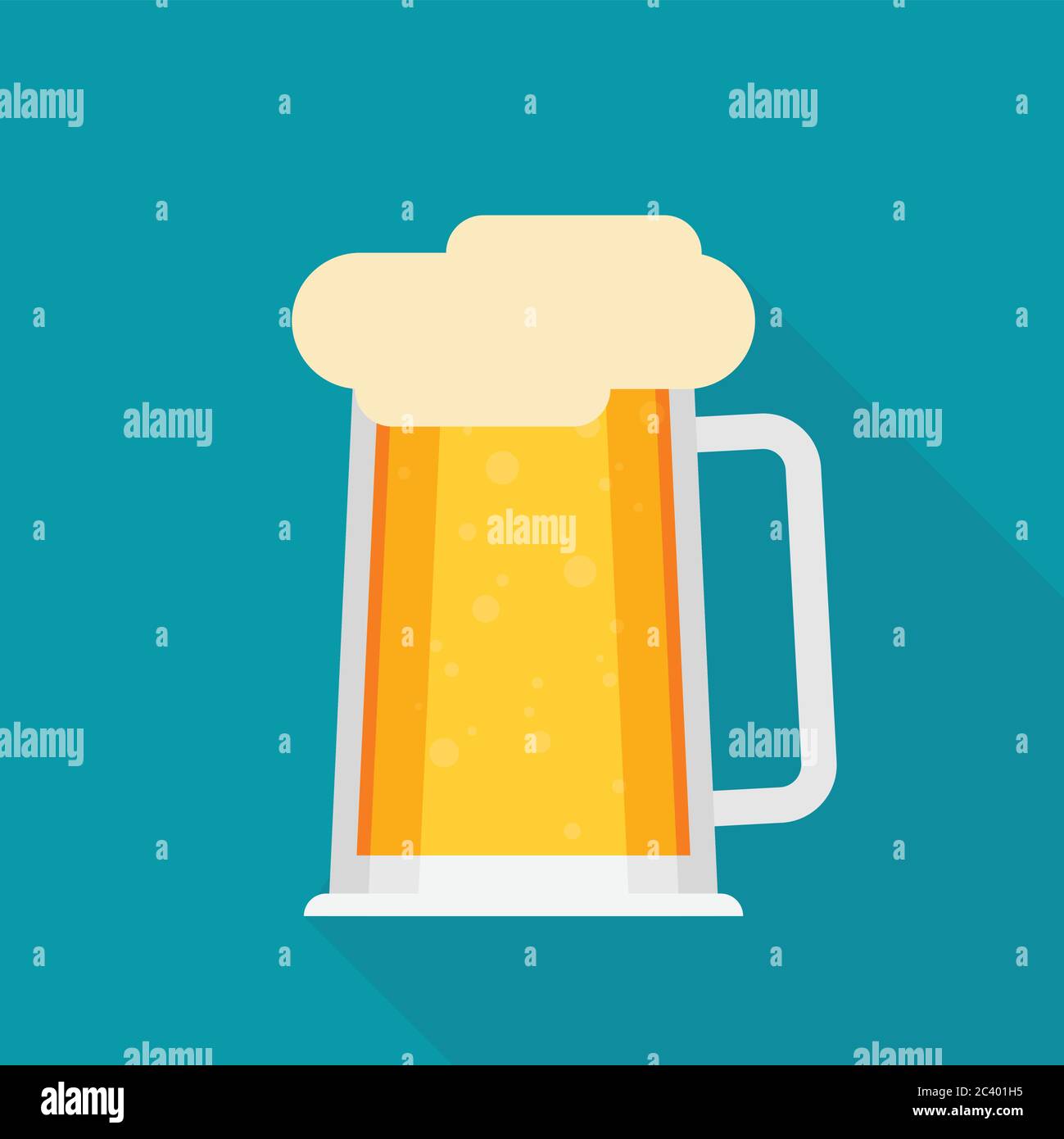 Beer. Flat icon vector Stock Vector Image & Art - Alamy