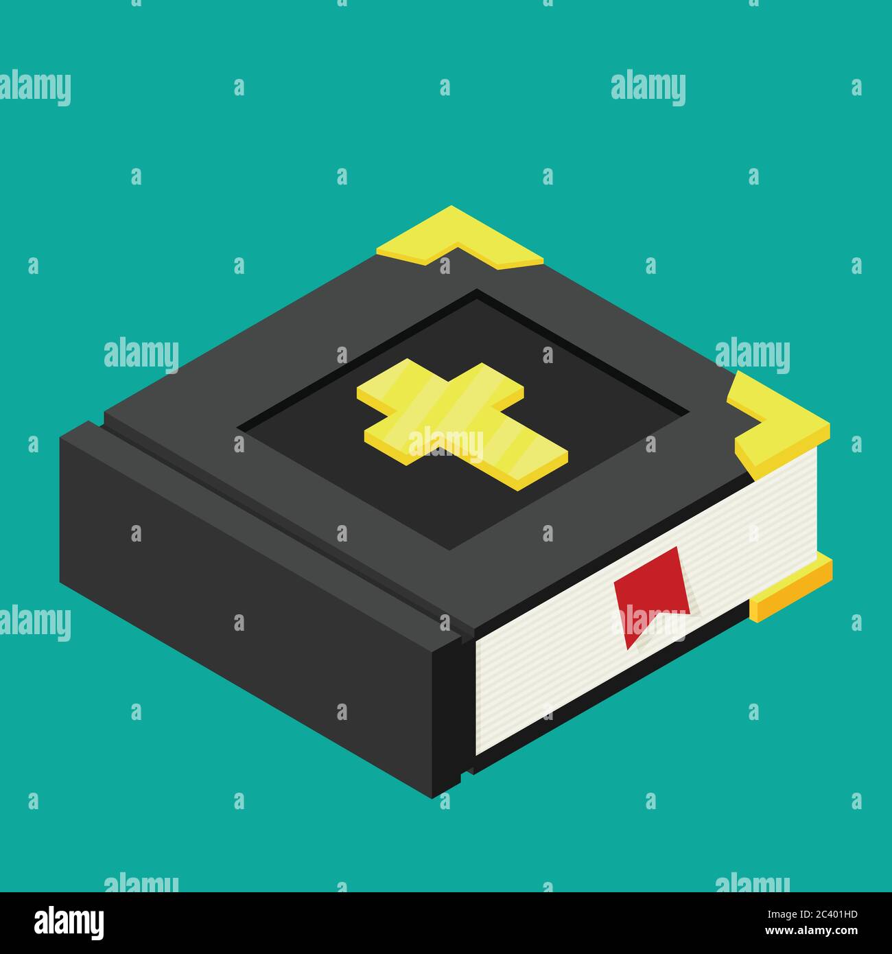 Flat illustration of bible vector Stock Vector Image & Art - Alamy
