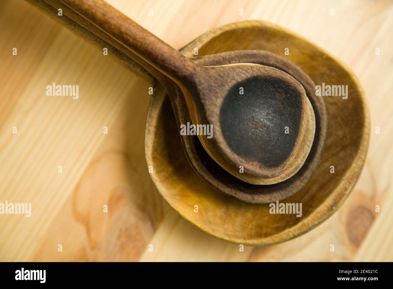Spoons with different sizes hi-res stock photography and images - Alamy