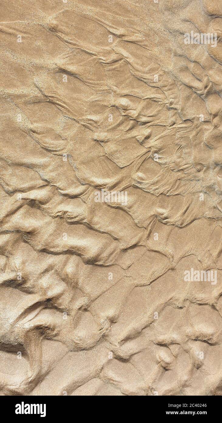 Patterns in the sand Stock Photo - Alamy
