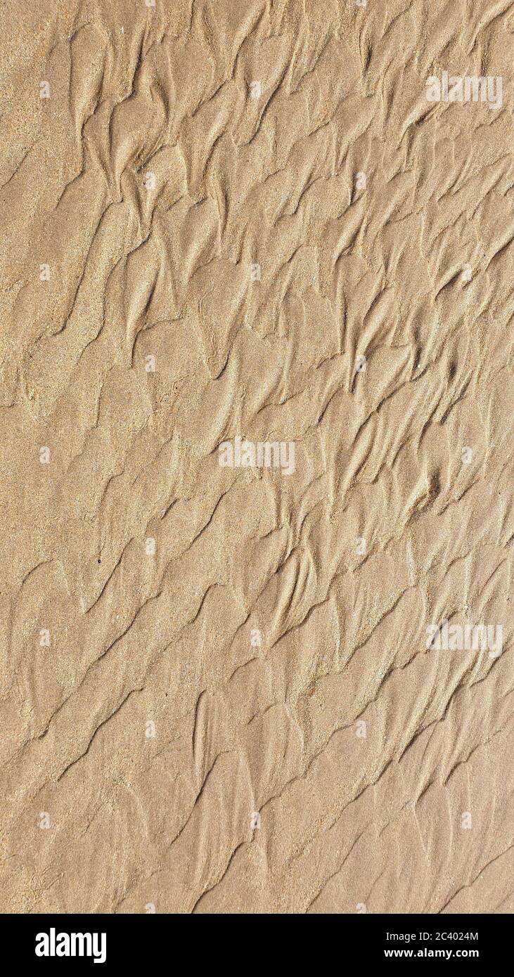Patterns in the sand Stock Photo - Alamy