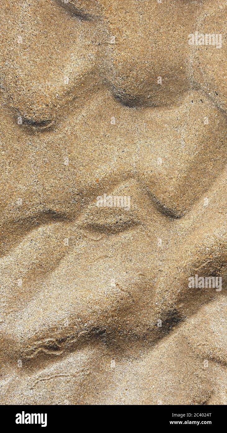 Patterns in the sand Stock Photo - Alamy