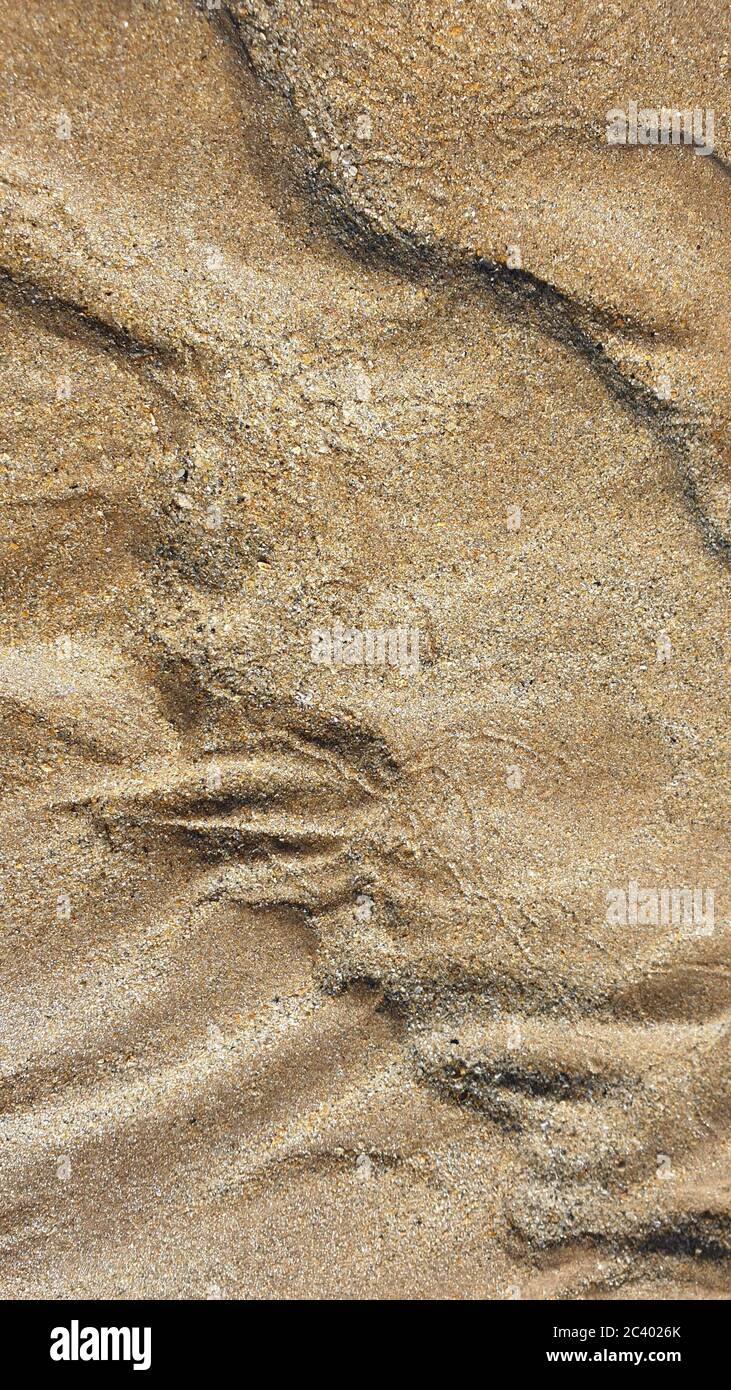 Patterns in the sand Stock Photo - Alamy