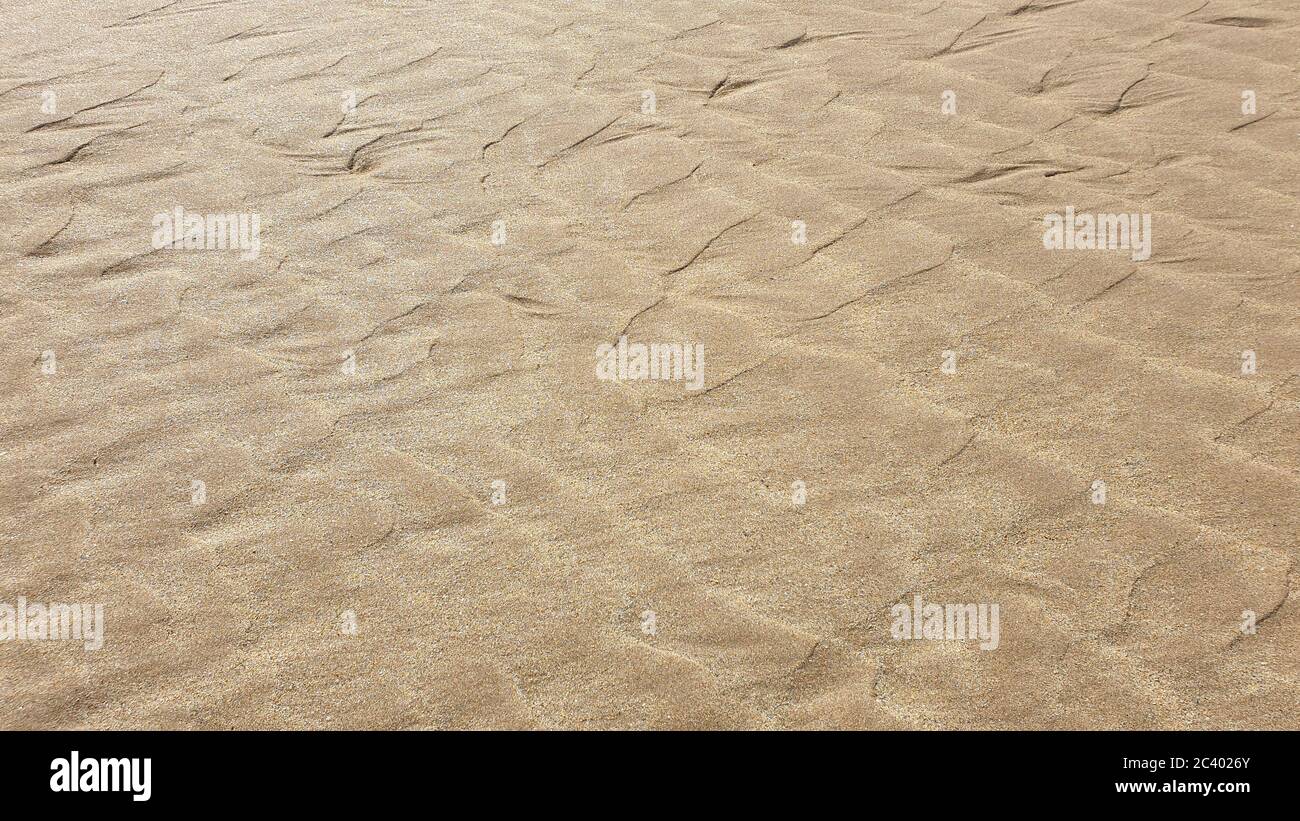 Patterns in the sand Stock Photo - Alamy
