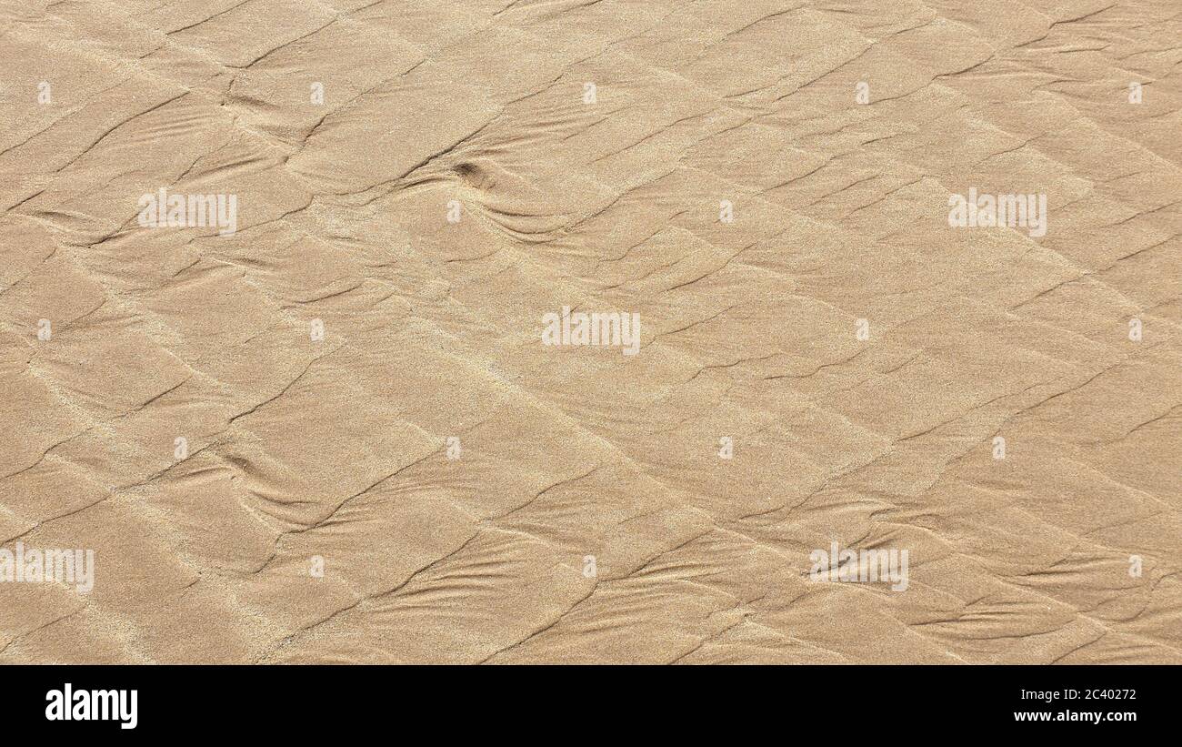 Patterns in the sand Stock Photo - Alamy