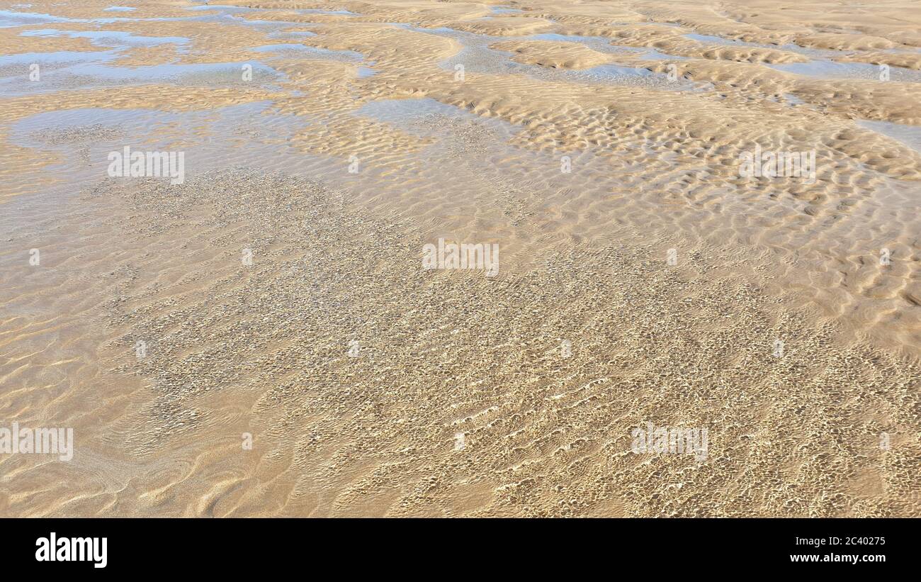 Patterns in the sand Stock Photo - Alamy