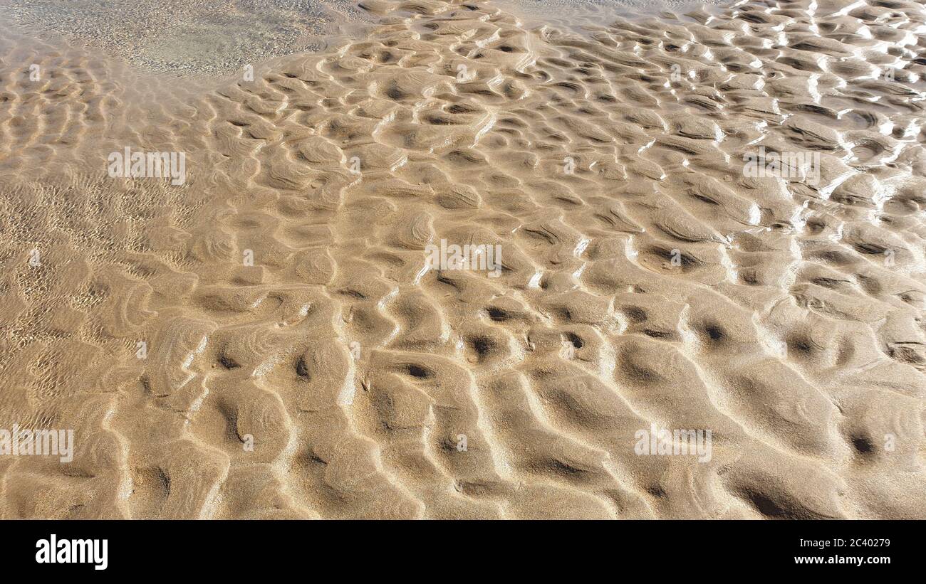 Patterns in the sand Stock Photo - Alamy