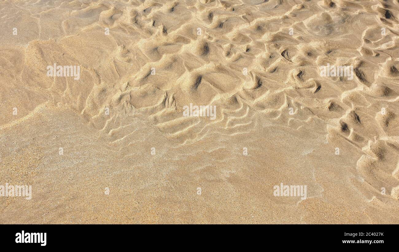 Patterns in the sand Stock Photo - Alamy