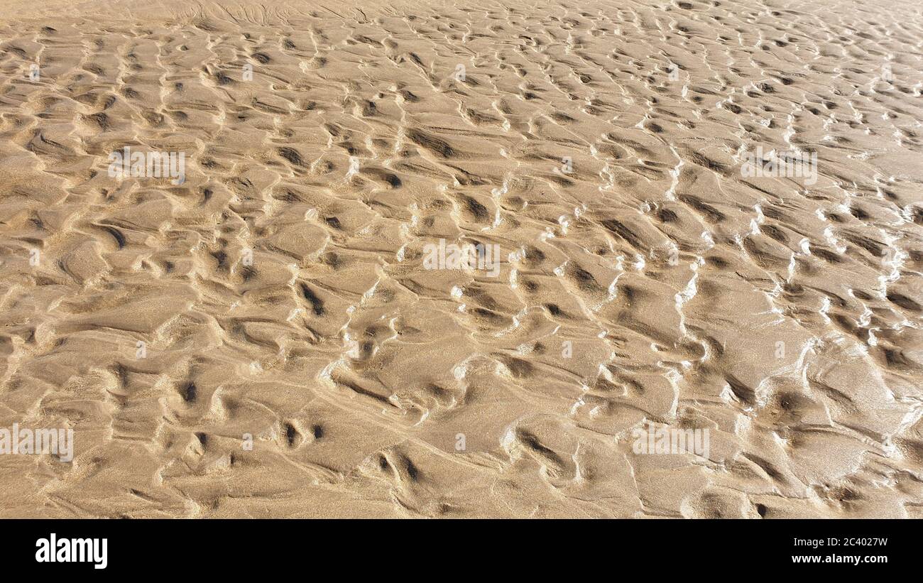 Patterns in the sand Stock Photo - Alamy