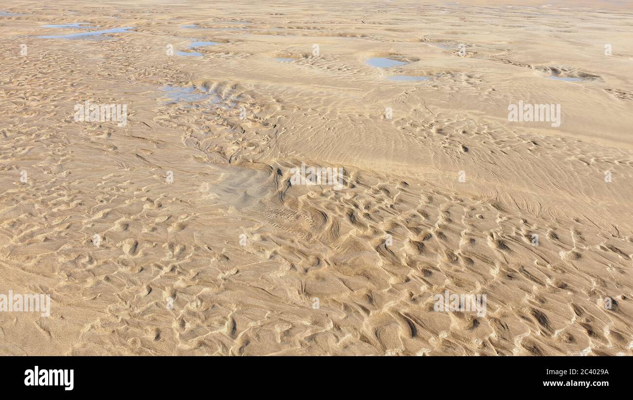 Patterns in the sand Stock Photo - Alamy