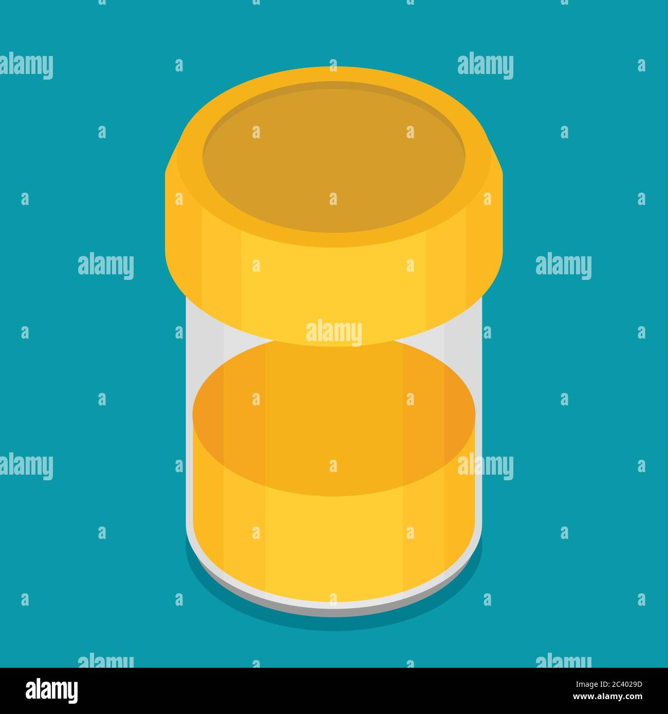 Test in a plastic jar. Flat design Stock Vector Image & Art - Alamy