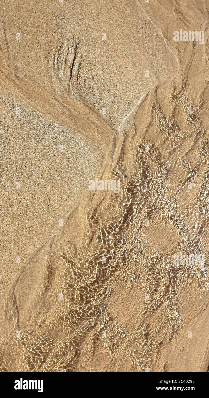Patterns in the sand Stock Photo - Alamy