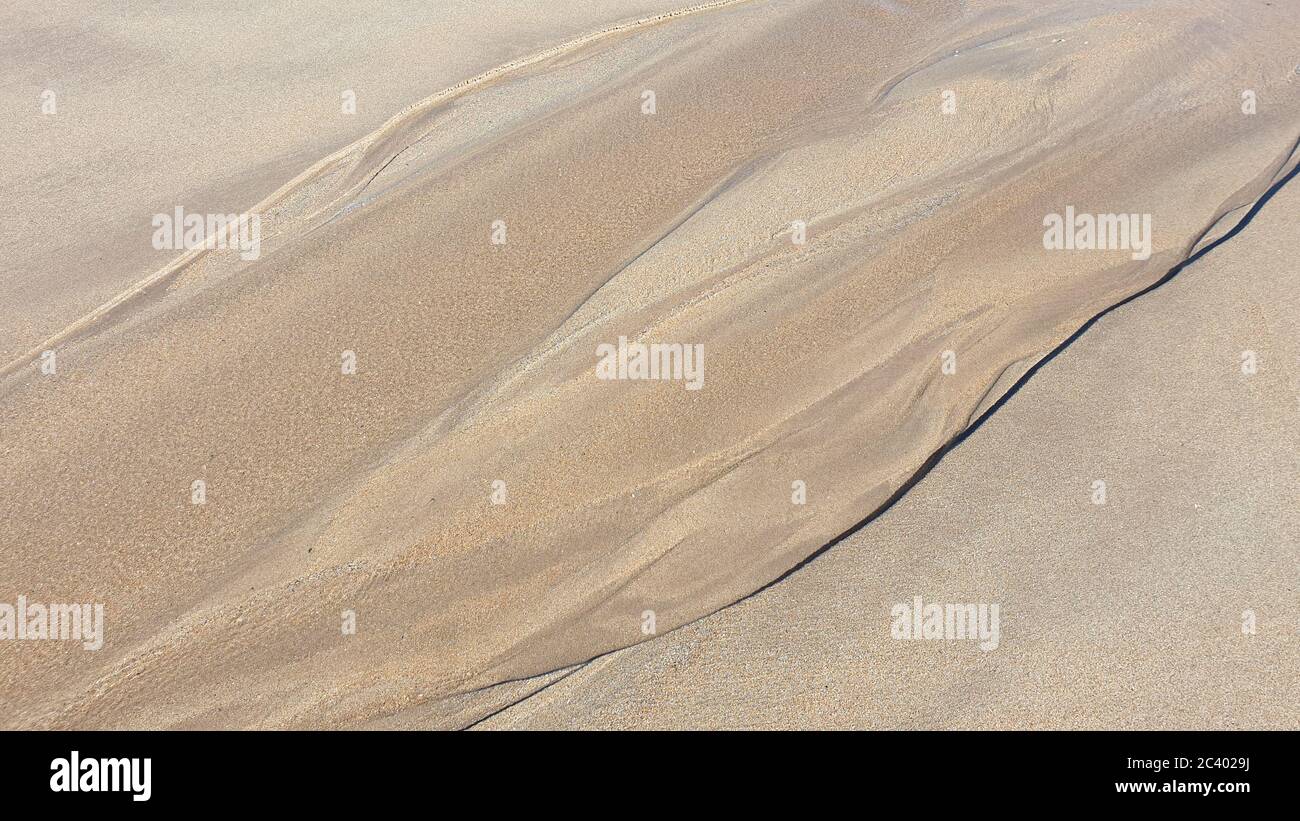 Patterns in the sand Stock Photo - Alamy