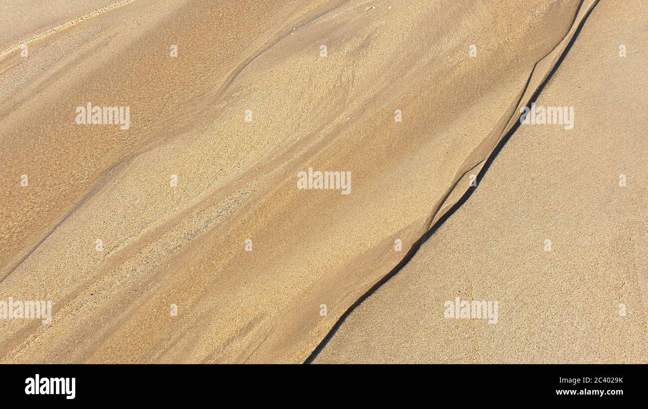 Patterns in the sand Stock Photo - Alamy