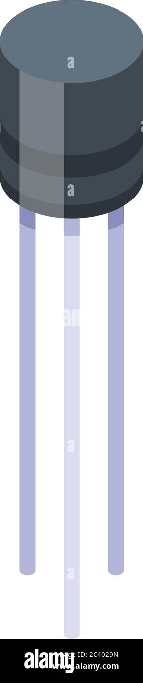 Cylinder transistor icon, isometric style Stock Vector Image & Art - Alamy
