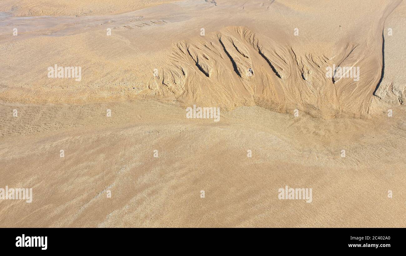Patterns in the sand Stock Photo - Alamy