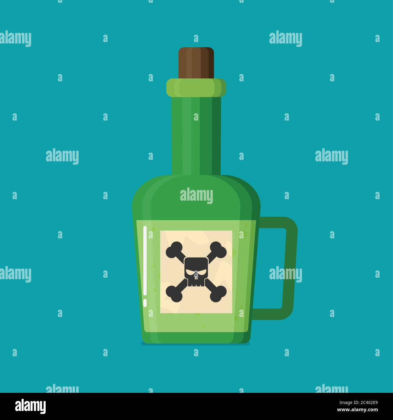 Poison bottle flat vector icon Stock Vector Image & Art - Alamy