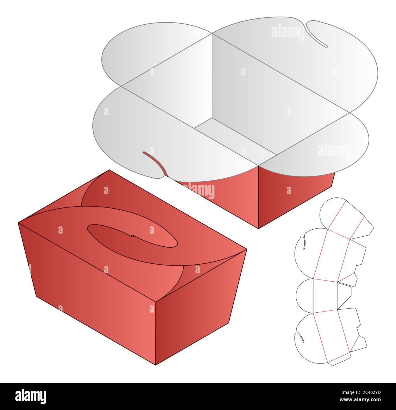 Display box template Cut Out Stock Images & Pictures - Alamy