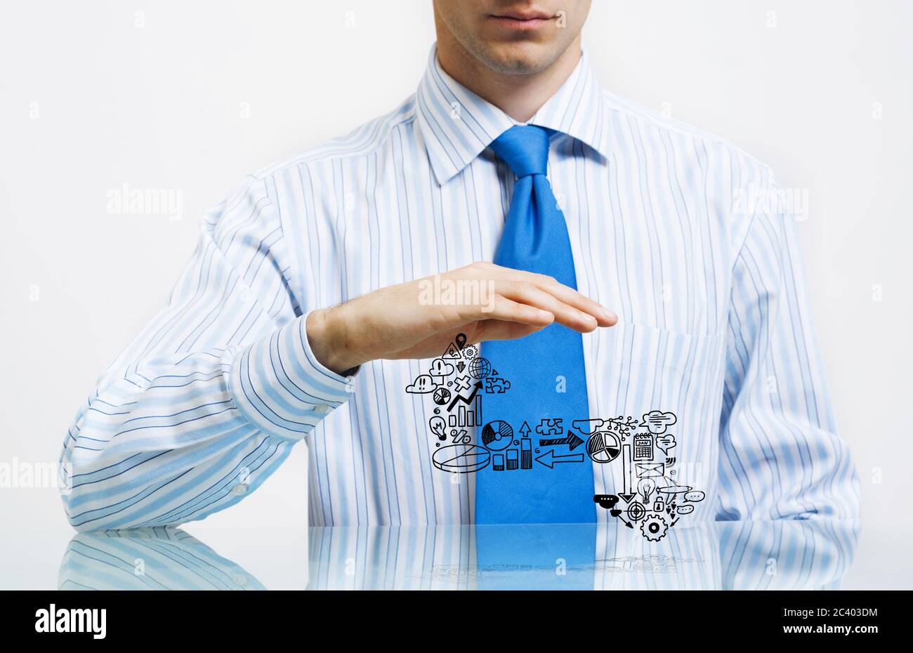 Protect your business Stock Photo - Alamy