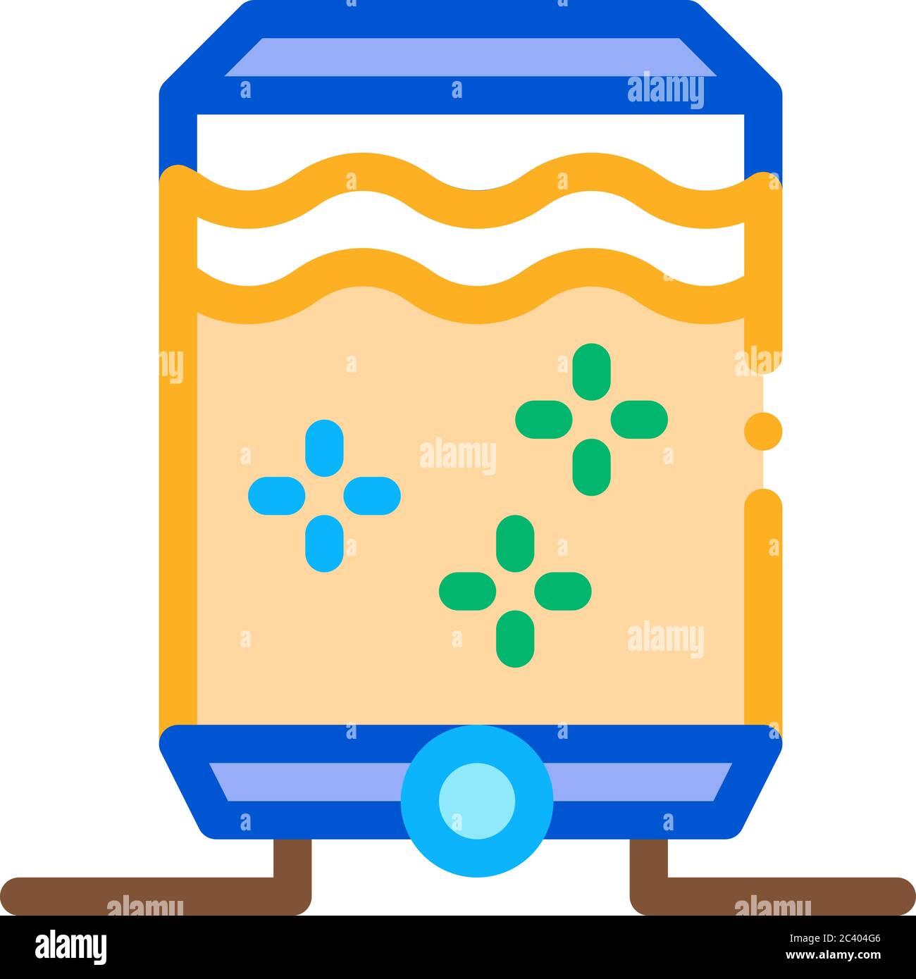 juice concentrate tank icon vector outline illustration Stock Vector ...