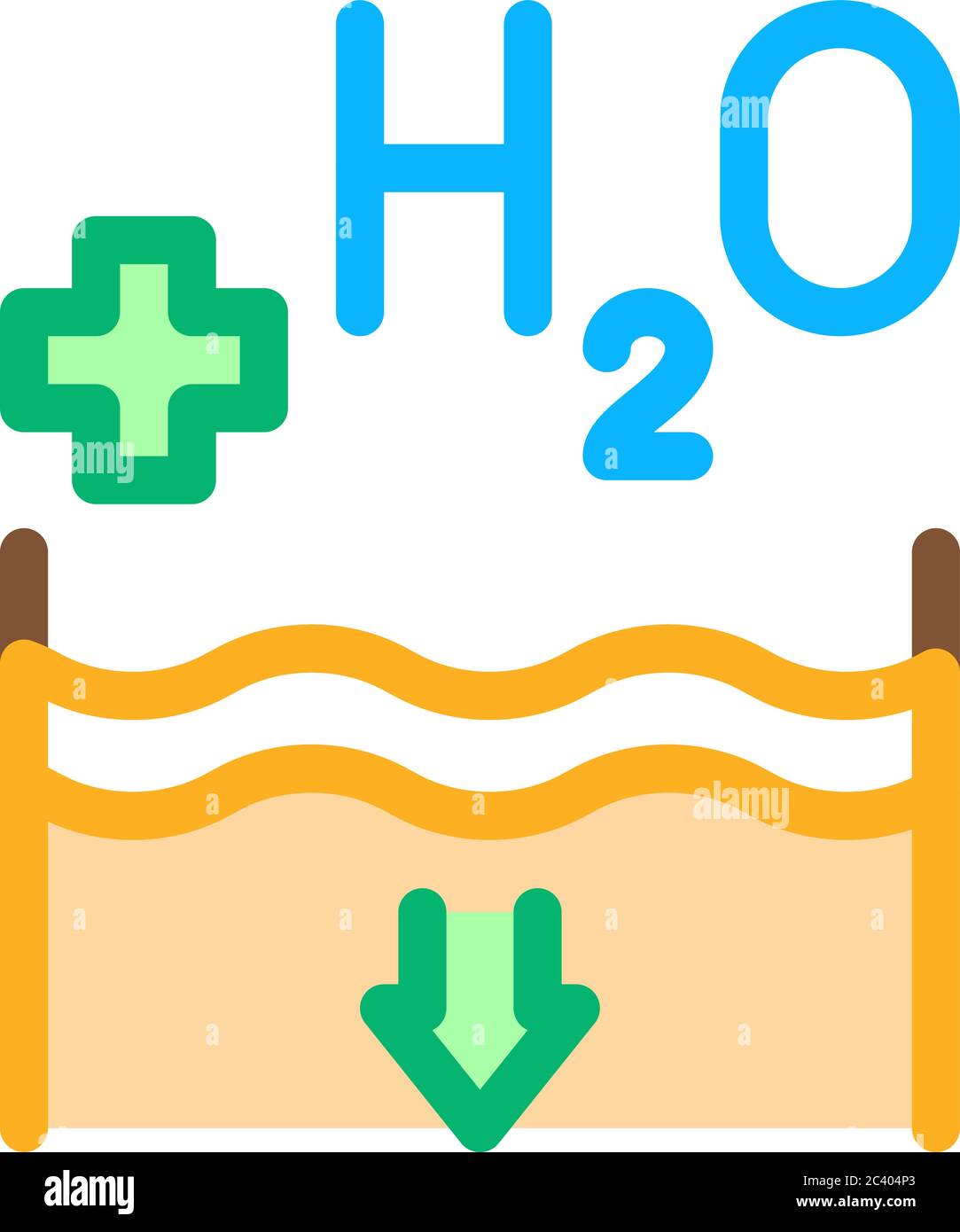 juice add water icon vector outline illustration Stock Vector Image ...