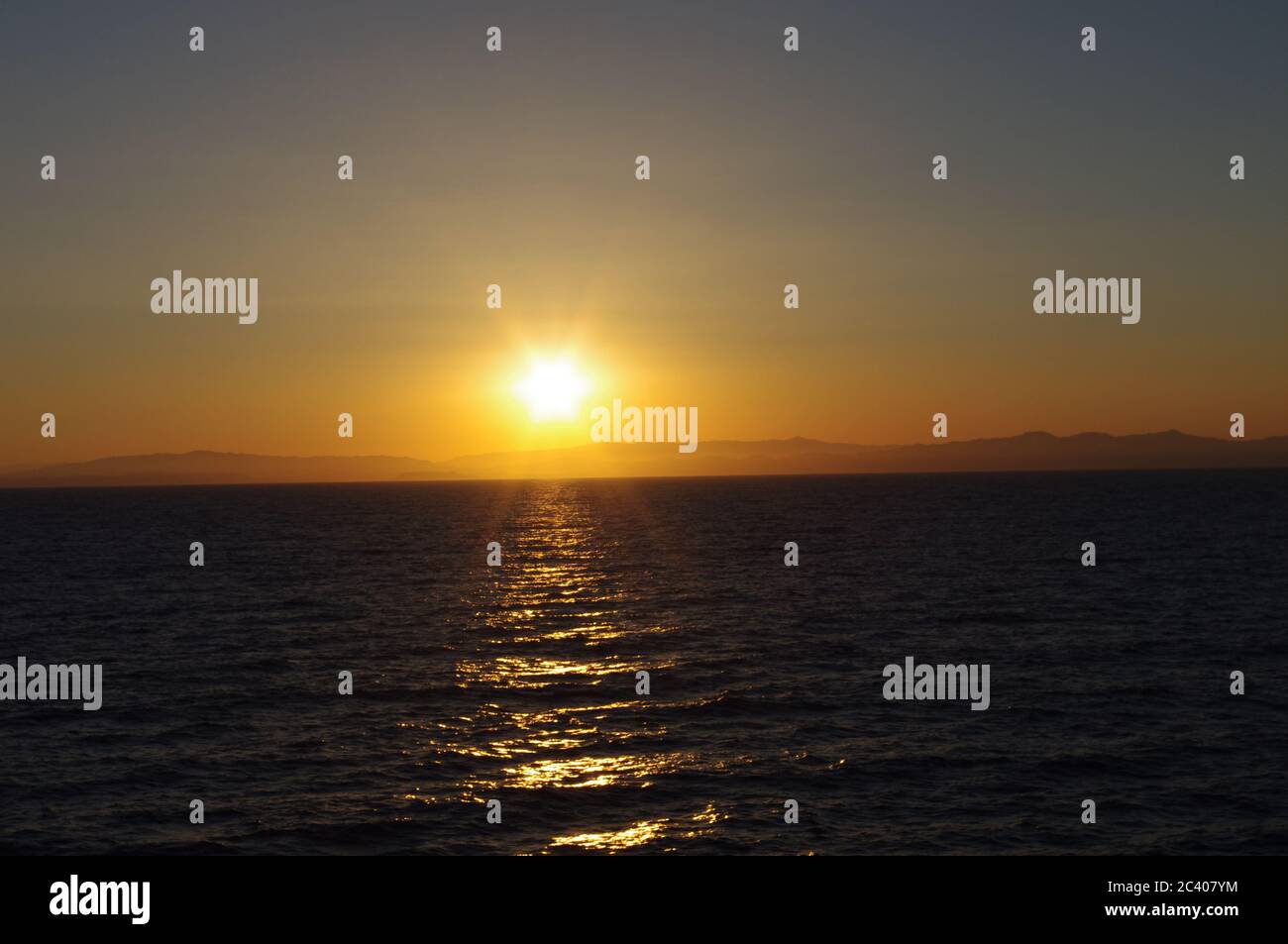 Sequence of images of a sunset from the same viewpoint,Sequence of ...