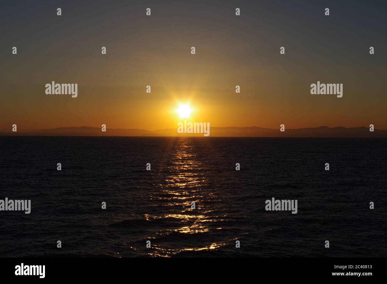 Sequence of images of a sunset from the same viewpoint,Sequence of ...