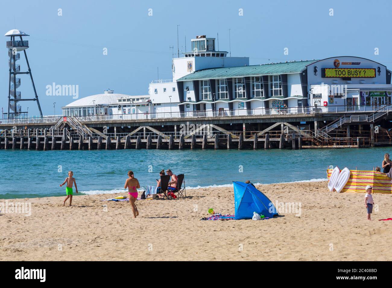 Bournemouth, Dorset UK. 23rd June 2020. UK weather: hot and sunny at ...