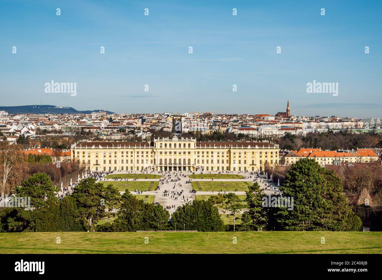 Wien panorama vienna hi-res stock photography and images - Alamy