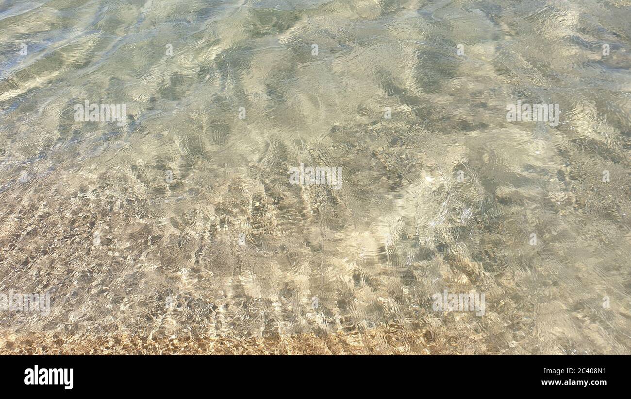 Sand and water Stock Photo - Alamy