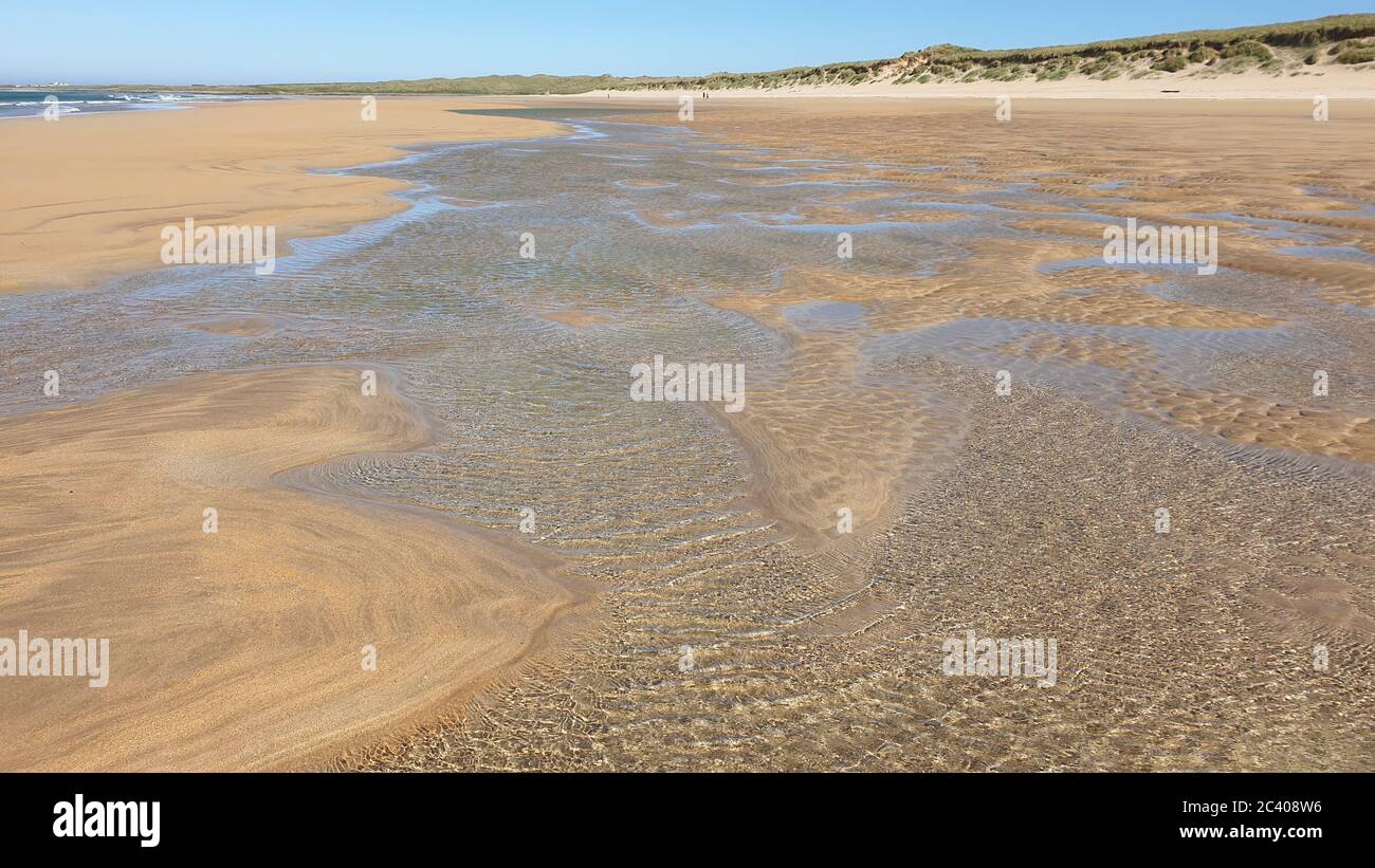 Sand and water Stock Photo - Alamy