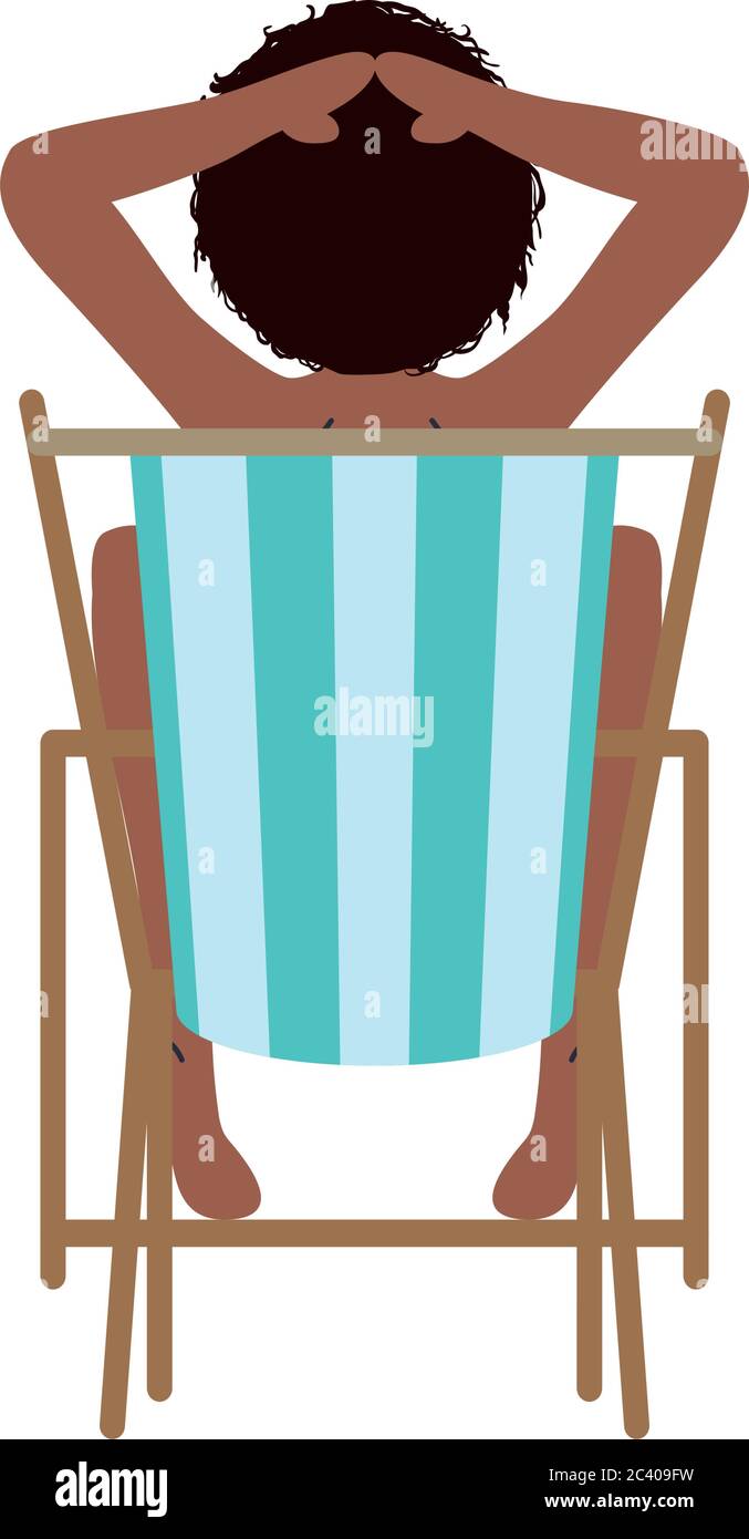 Sunchair Stock Vector Images - Alamy