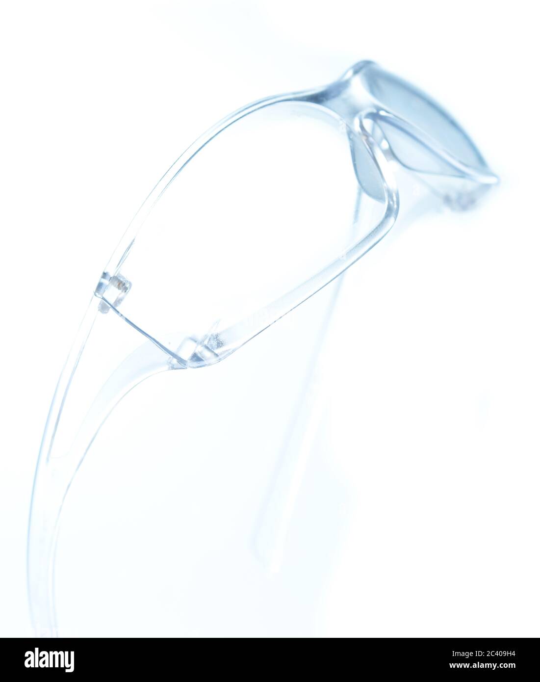 Transparent protection glasses isolated on white background Stock Photo ...