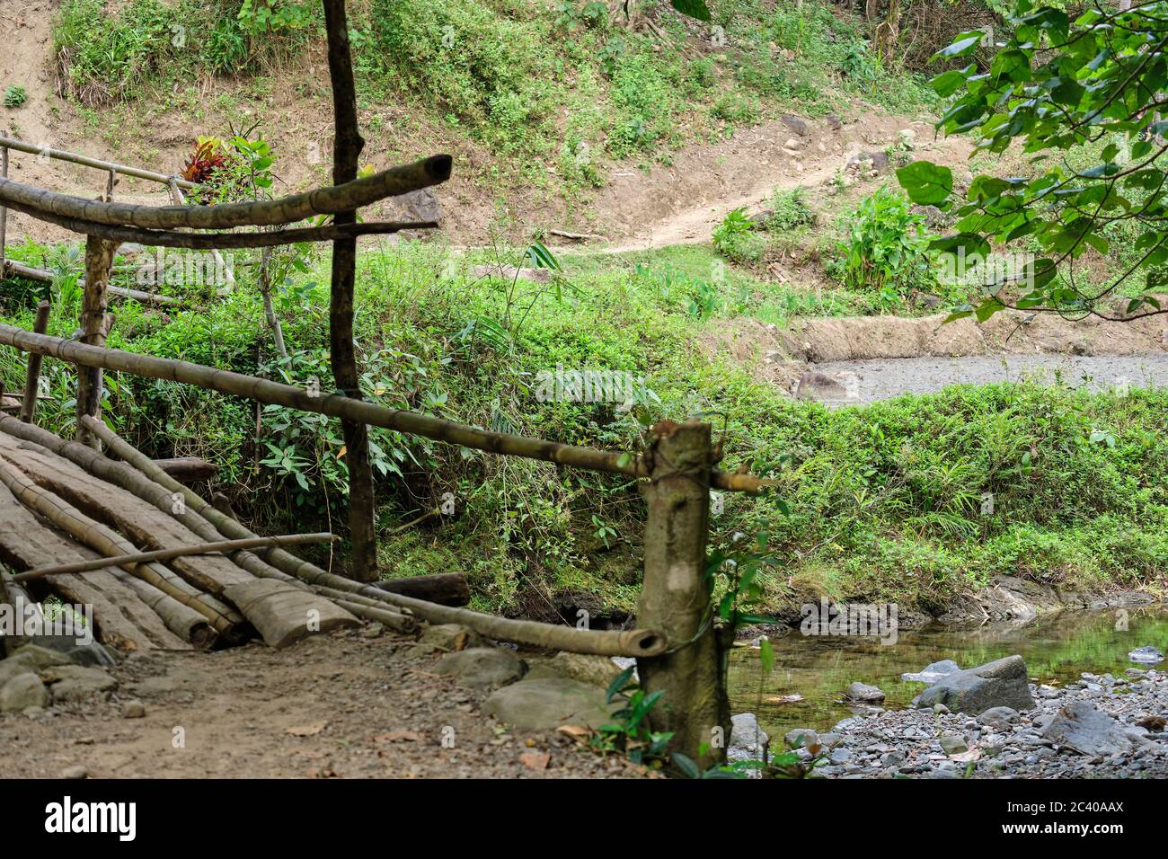 Village houses on Panay island Philippines Stock Photo - Alamy