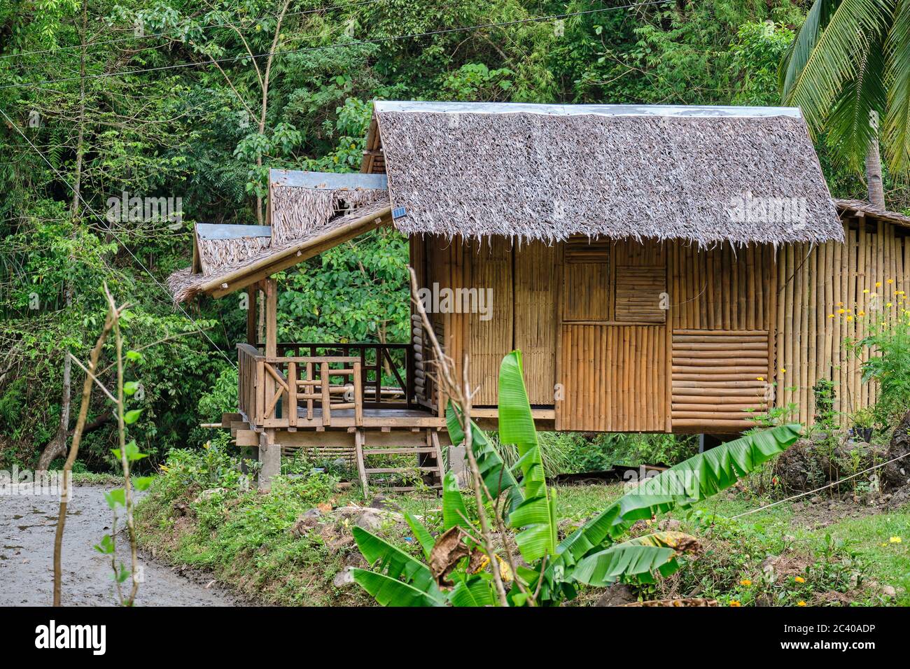 Village houses on Panay island Philippines Stock Photo - Alamy