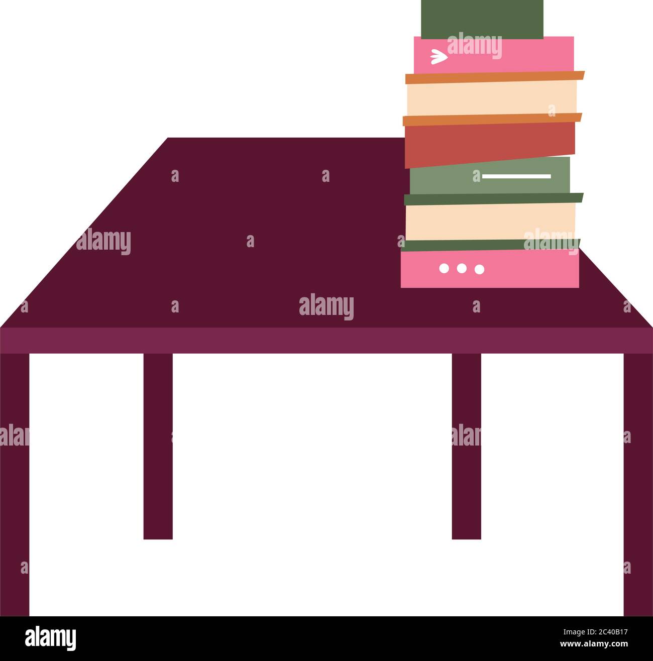 table with books design, Home room decoration interior living building ...