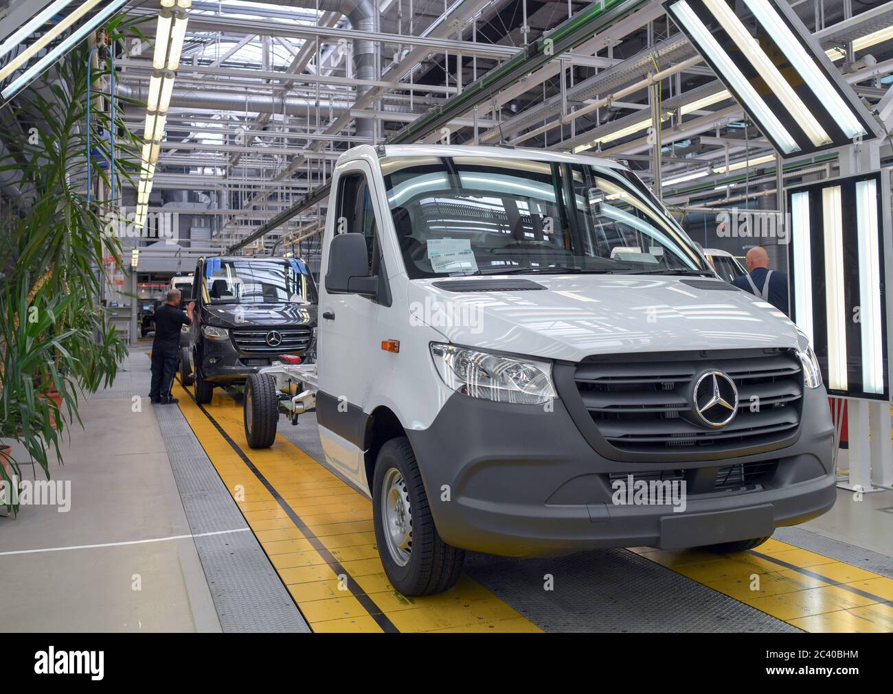 Ludwigsfelde, Germany. 22nd June, 2020. Commercial vehicles of the ...