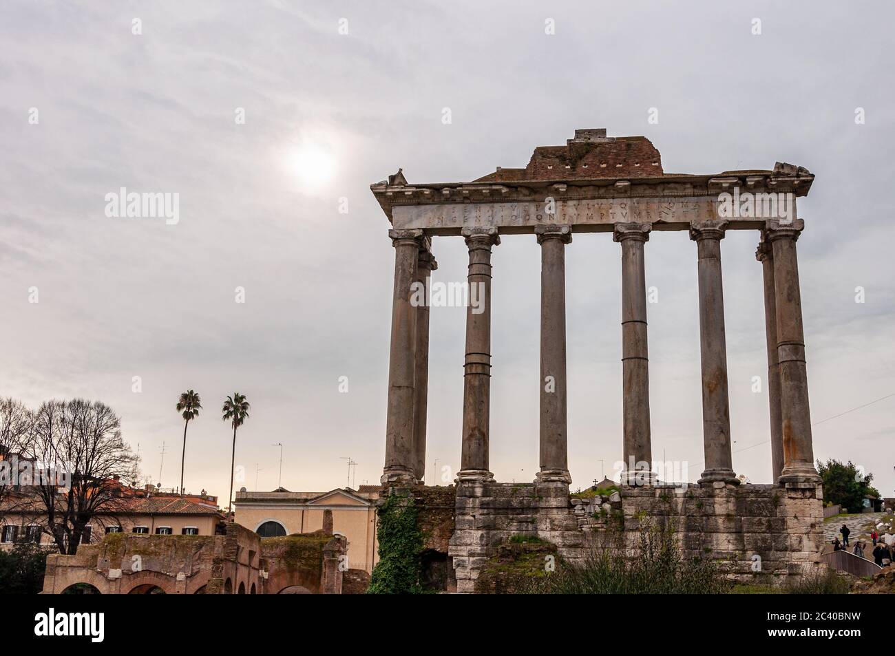 Rome Italy. Eternal city famous in the world. UNESCO world heritage ...