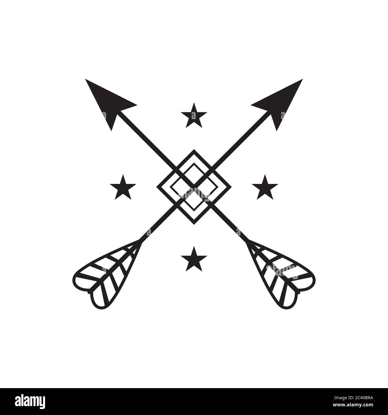 Cross arrows icon. vector illustration Stock Vector Image & Art - Alamy