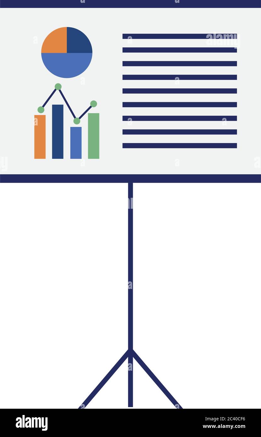 Infographic on board design, Data information business and analytics ...