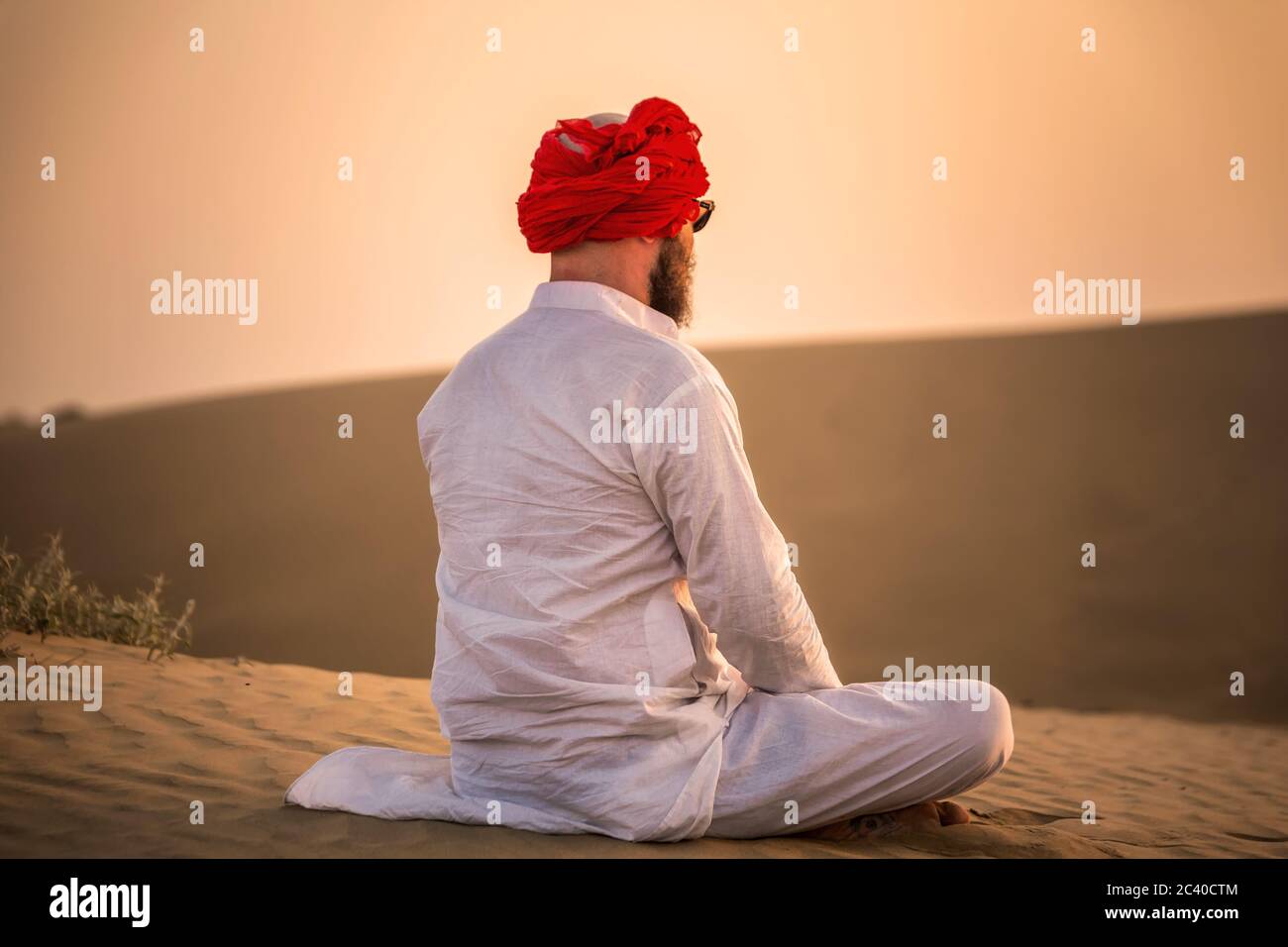 Nomad In White Turban High Resolution Stock Photography and Images - Alamy