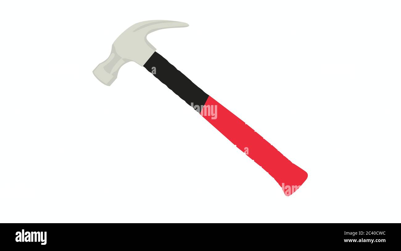 Vector Isolated Illustration of a Hammer Stock Vector Image & Art - Alamy