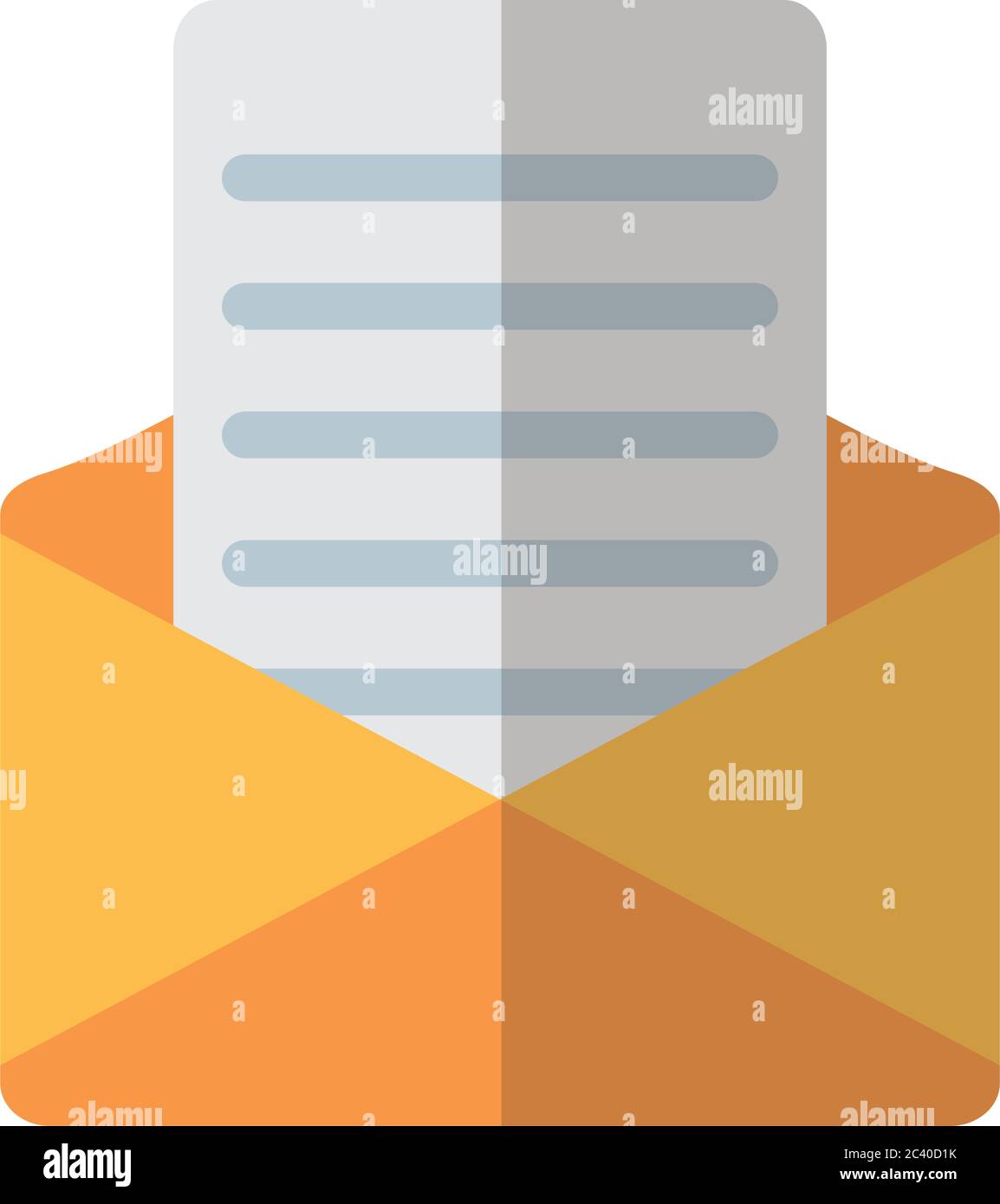 Envelope design, Message email mail and letter theme Vector ...