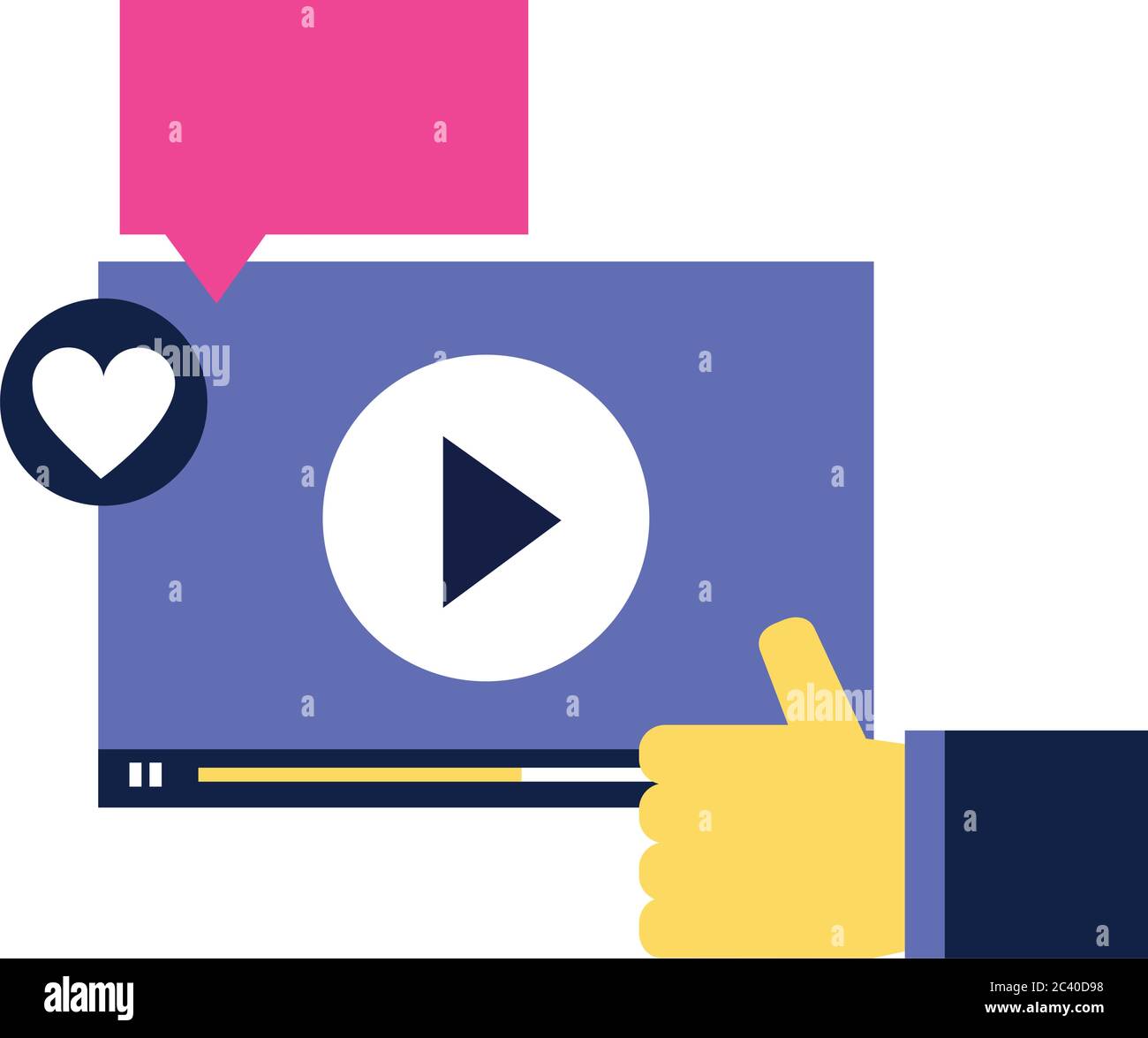 Video music premiere Stock Vector Images - Alamy