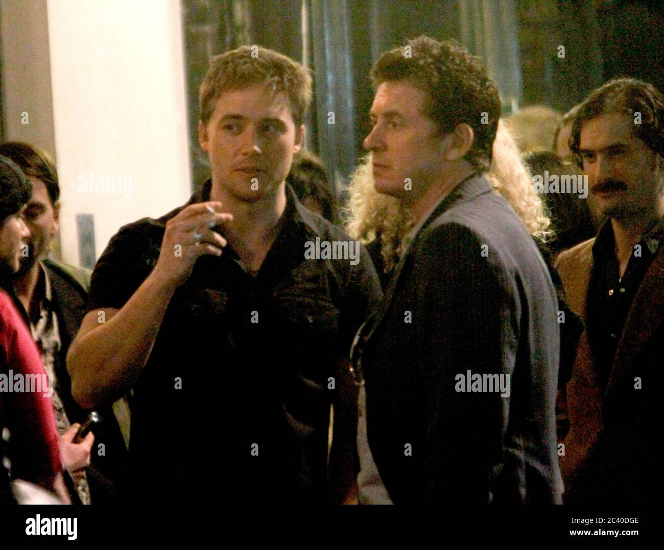 Actors Marcus Patric and Shane Richie enjoy a night out in London clubs ...