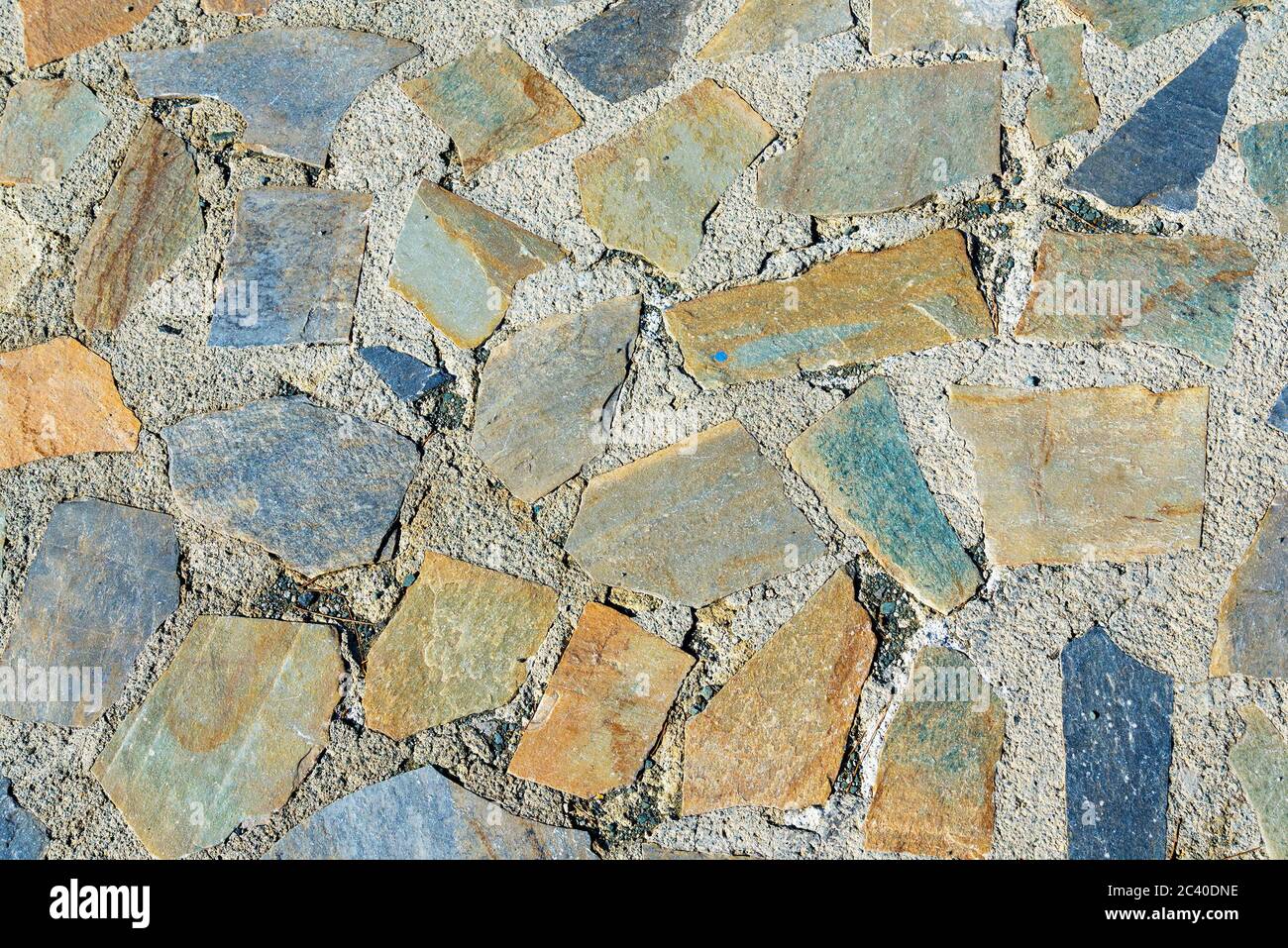 Concrete tile texture. City pavement background. Abstract stone brick ...