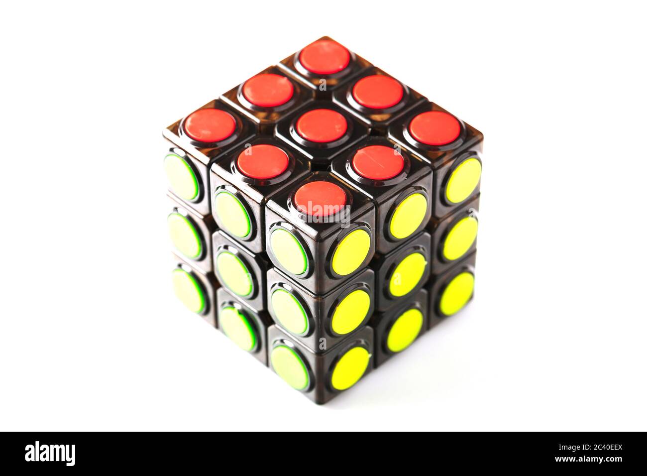 Krasnodar, Russia-June 11, 2020: Rubik's Cube Concept puzzle with round ...